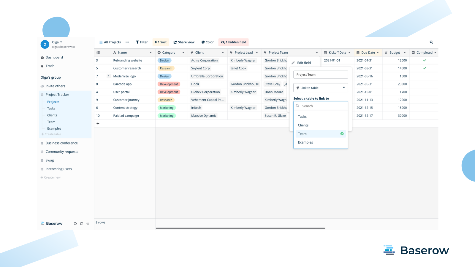 What is Baserow? A quick overview for new users and database creators // Baserow